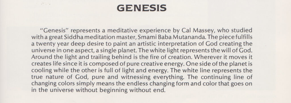 Genesis #35 by Cal Massey – Philly Art Expo